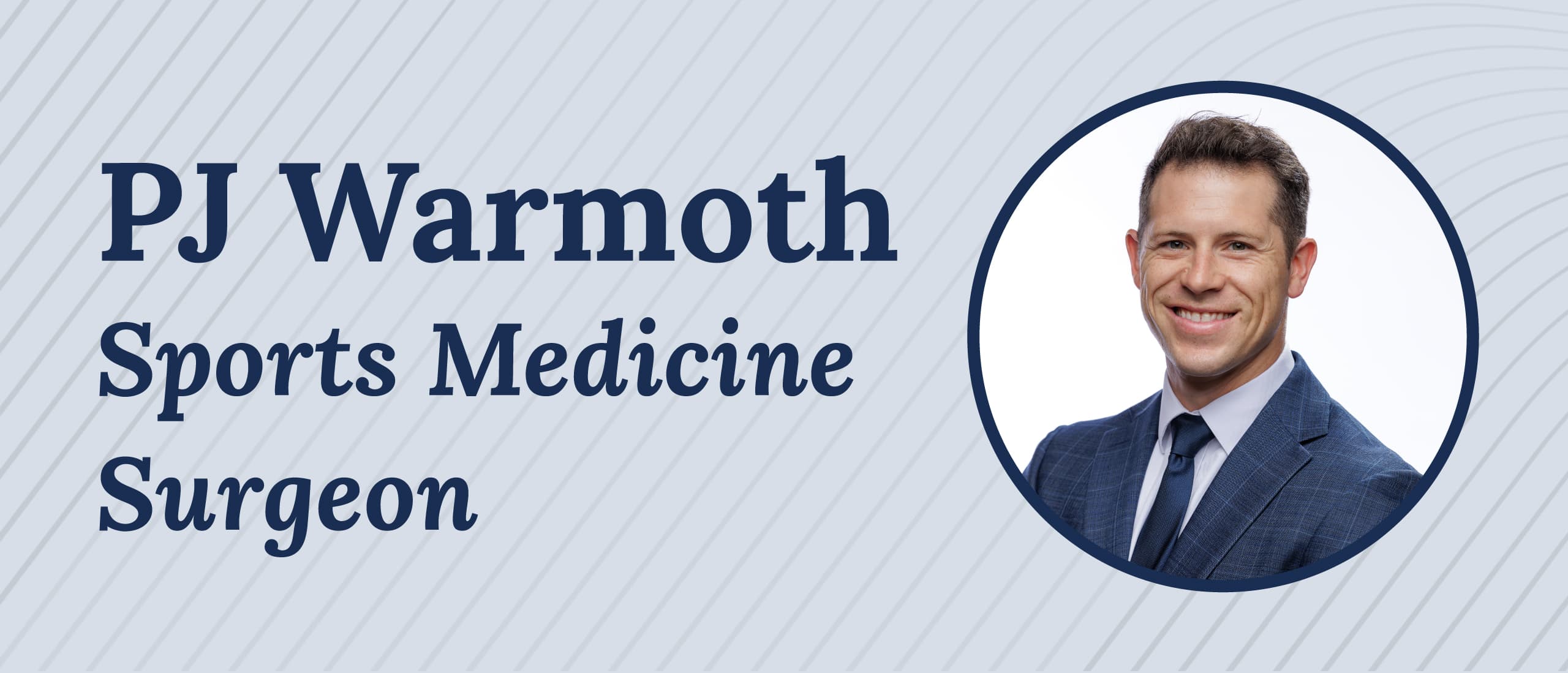 Welcome Dr. PJ Warmoth to South Bend Orthopaedics – South Bend Orthopaedics